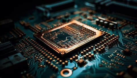 Premium Ai Image Complexity Of Semiconductor Circuit Board Reflects Progress In Electronics