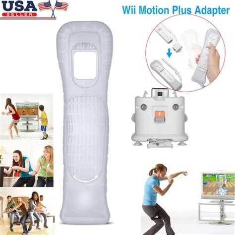 Motion Plus Adapter Sensor & Silicon Case for Nintendo Wii Remote ...