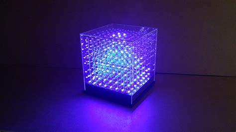 Светодиодный куб 8х8х8 своими руками схема на ардуино