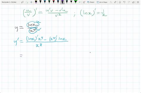 SOLVED Differentiate Y Lnx