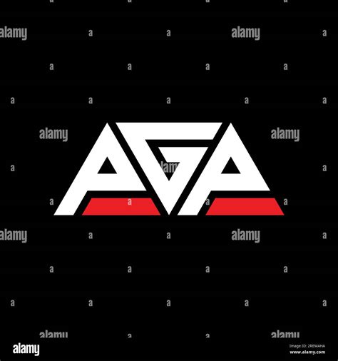 Pgp Triangle Letter Logo Design With Triangle Shape Pgp Triangle Logo