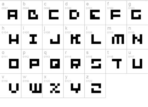 Bit 01cube 16 Remix Font