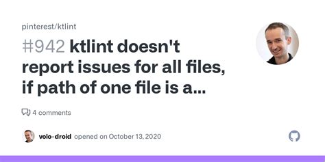 Ktlint Doesnt Report Issues For All Files If Path Of One File Is A