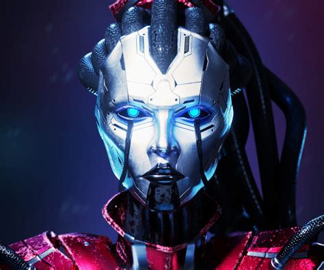 Artstation Android Empress 3d Rig Asset Game Assets