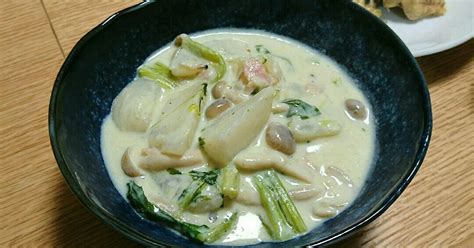 フライパン1つで簡単！かぶのクリーム煮 By аоi 【クックパッド】 簡単おいしいみんなのレシピが317万品