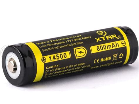 Akumulator Xtar 14500 AA R6 3 7V Li Ion 800mA PCM 6510894039 Allegro Pl