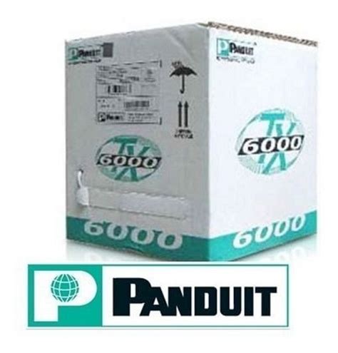 Bobina De Cable Utp Panduit Cat M Tx Gris Mercado Libre