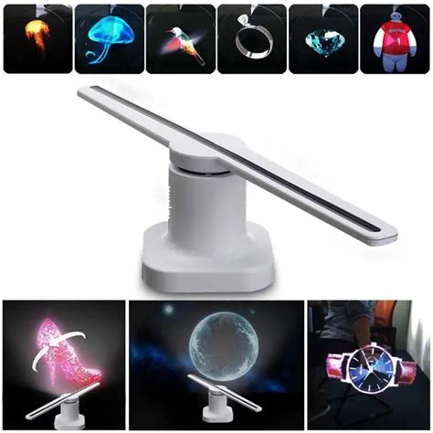 Portable LED Holographic Projector Portable Hologram Player 3D
