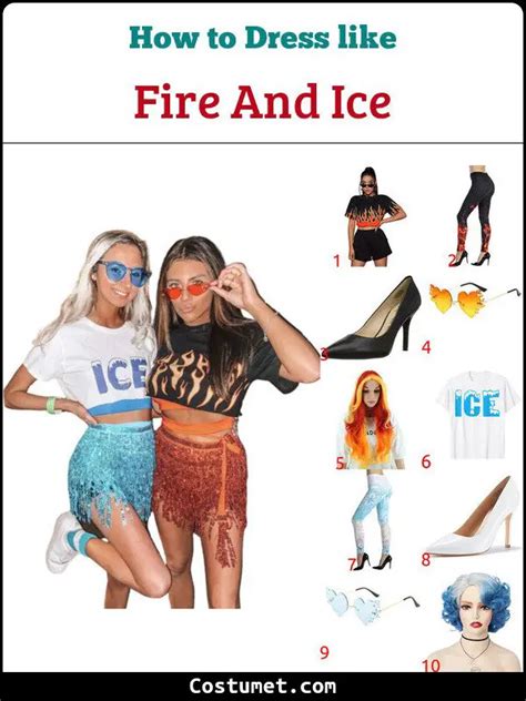 Fire And Ice Costume For Halloween