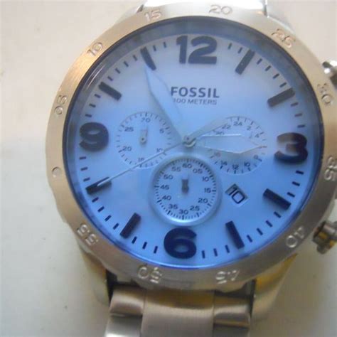 Fossil Chronograph Mens Wristwatch Metal Band Watch Jr 1509 Watchcharts Marketplace