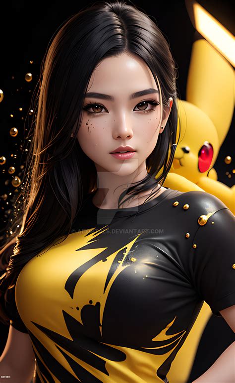 Pika Girl By Aidigitals On Deviantart