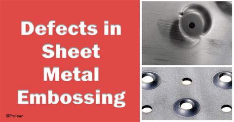 The Embossing Defects In Sheet Metal Fabrication Cnc Machining