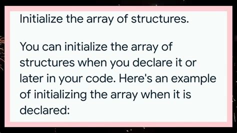 cs3251 unit 4 array of structure in c youtube