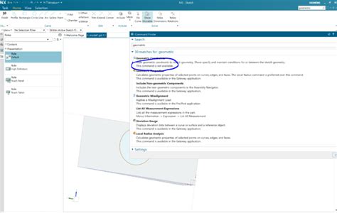 Geometric Constraints Command Not Available