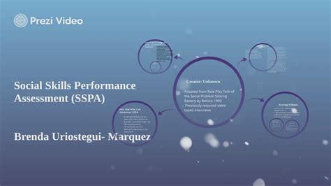 Social Skills Performance Assessment Sspa By Brenda Uriostegui On Prezi Video Social Skills Performance Assessment Sspa By Brenda Uriostegui On Prezi Video
