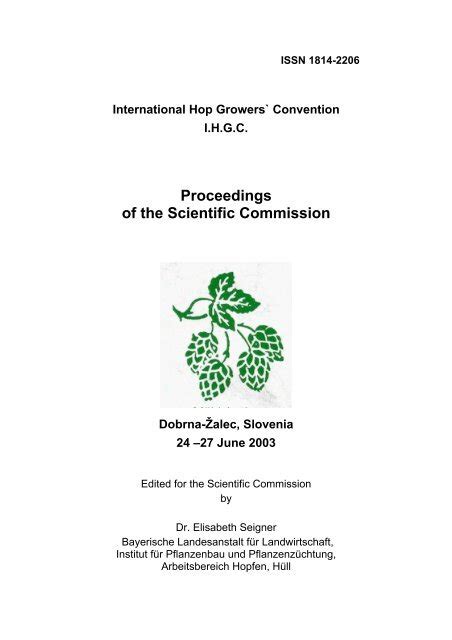 Pcr Detection Of Hop Fungal Pathogens Bayerische Landesanstalt