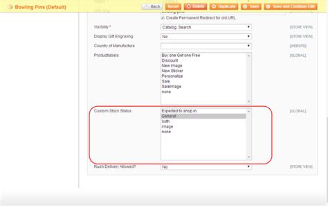 Custom Stock Status Installation Magento Extensions And Themes Wiki Knowledgebase