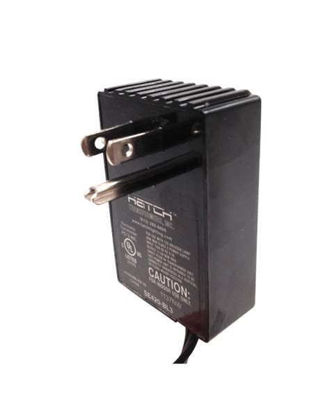Hatch PS12 60LBNW 60 Watt Electronic Low Voltage Plug In Transformer