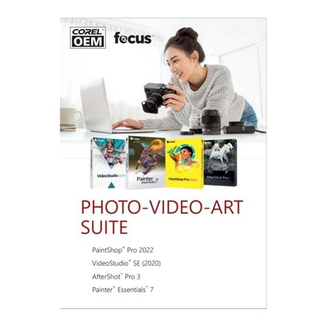 Corel Software Bundle Of 4 Softwares Oem Photo Video And Art Software