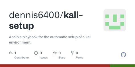 Kali Setup Setup Shell Md At Main Dennis Kali Setup GitHub