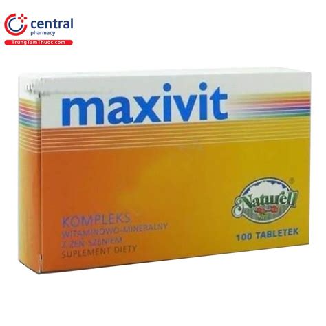 Thuốc Maxivit Naturell Bổ Sung Dinh Dưỡng Tăng Cường Miễn Dịch