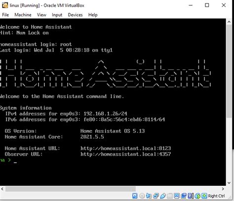 Downloaded Virtual Box Image Requires Login · Issue 28076 · Home