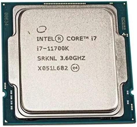 Intel Core I7 11700k Rocket Lake 8 Core 3 6 Ghz Lga 1200 125w Cm8070804488629 Desktop Processor