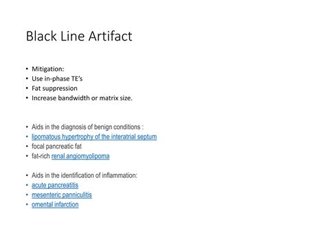 Mri Artifacts Introduction Classification Types Ppt