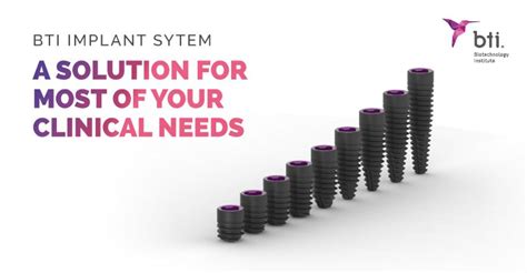 Dr Linu Vijayan On Linkedin Bti Implant Solutions For 95 Of Cases In The Market The