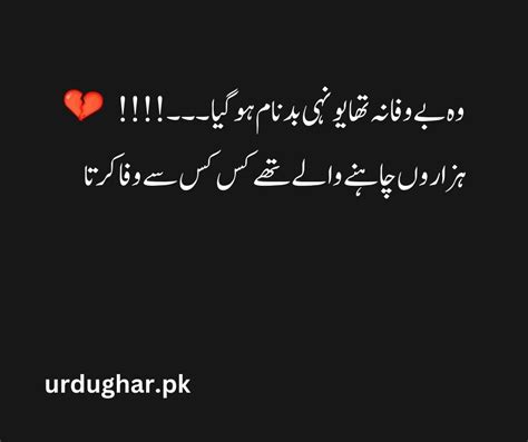 Best Bewafa Poetry In Urdu Copy Paste 2 Lines