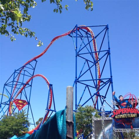 Superman Ultimate Flight Six Flags Discovery Kingdom Vallejo Ca