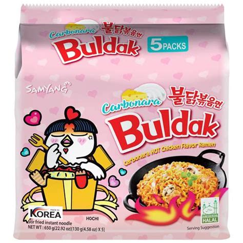 Buldak Carbonara Hot Chicken Flavor Ramen Instant Stir Fried Noodle