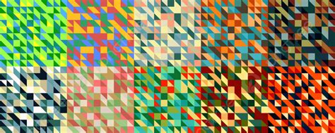 Seamless Geometric Triangle Pattern Background Hipster Seamless Bauhaus Background Image For