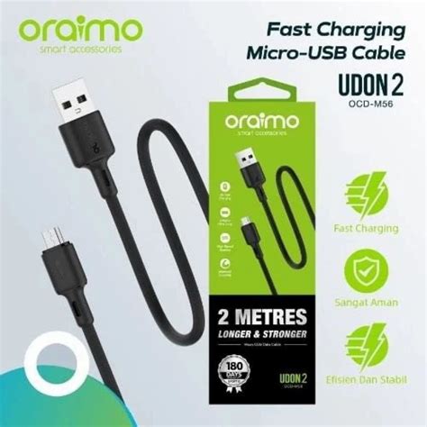 ORAIMO Micro USB Cable 2 A 2 M OCD M56 At 112 Piece Laptop Usb