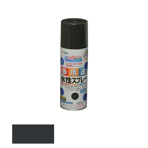 アサヒペン 水性 多用途スプレー 420ml チャコールグレー 【品番：4970925566041】 34002408 住設プロ
