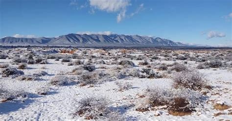 Las impresionantes imágenes de la primera nevada en Coahuila Infobae