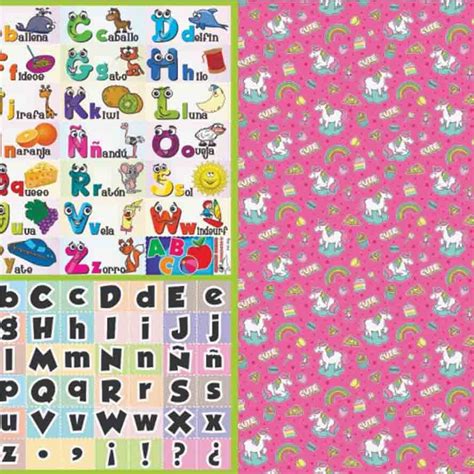 Cartulina Estampada Unicor Cletras X10u Distribuidora La Colo