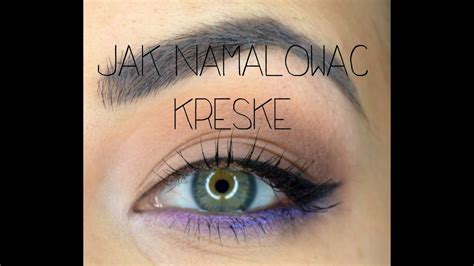 Jak namalować kreskę eyelinerem YouTube