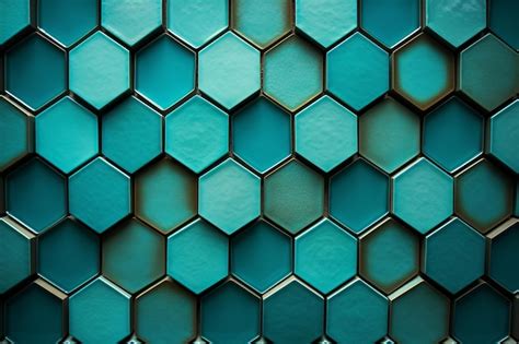Premium Photo Geometric Background With Tessellating Hexagons