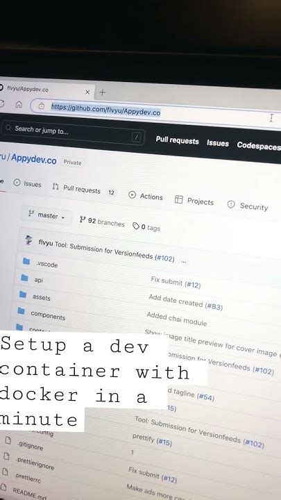 Quickly Create Your Development Environment Using Docker Dev