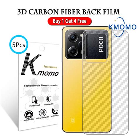 ซื้อ 1 แถม 4 ฟิล์มกันรอยหลัง Xiaomi Poco F5 Pro X5 M5 M5s F4 Gt X4 M4