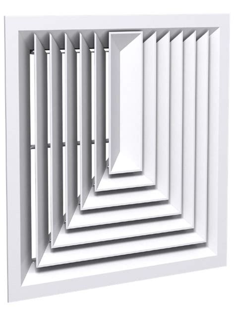 Smd Louvered Face Directional Diffuser Steel Buckley Associates