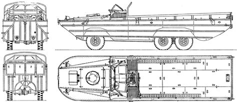Dukw Blueprint Download Free Blueprint For 3d Modeling