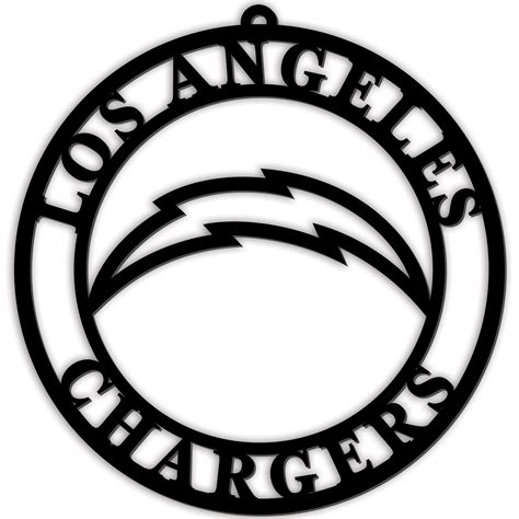Black And White Chargers Logo San Diego Chargers 2025 Nfl Draft