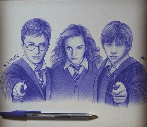 Малюнки Гаррі Поттера для малювання