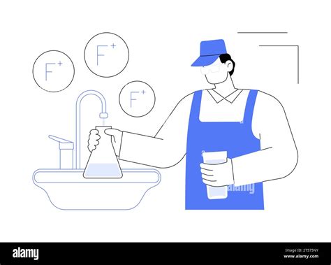 Water Fluoridation Abstract Concept Vector Illustration Stock Vector Image And Art Alamy