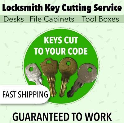 Cubicle Keys File Cabinet Keys Desk Keys Keys Cut To Your Code EBay UK