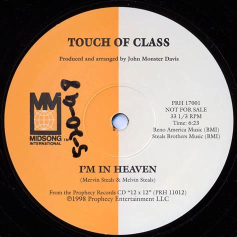 Touch Of Class I M In Heaven Vinyl Discogs