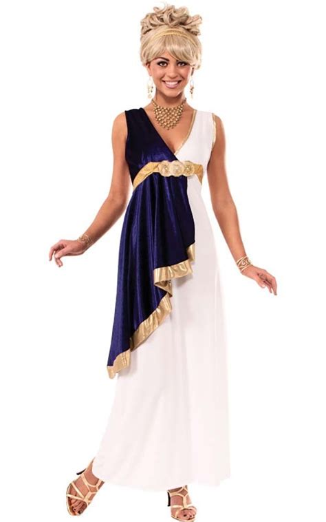 Grecian Greek Goddess Aphrodite Toga Adult Womens Fancy Dress Halloween