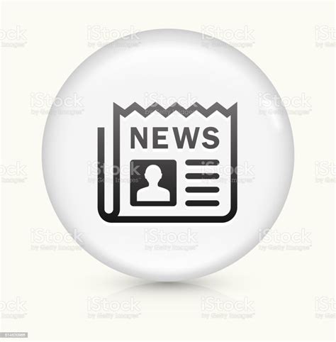 뉴스페이퍼 아이콘인명별 라운드 벡터 버튼 곡선에 대한 스톡 벡터 아트 및 기타 이미지 곡선 구도 그림자 Istock
